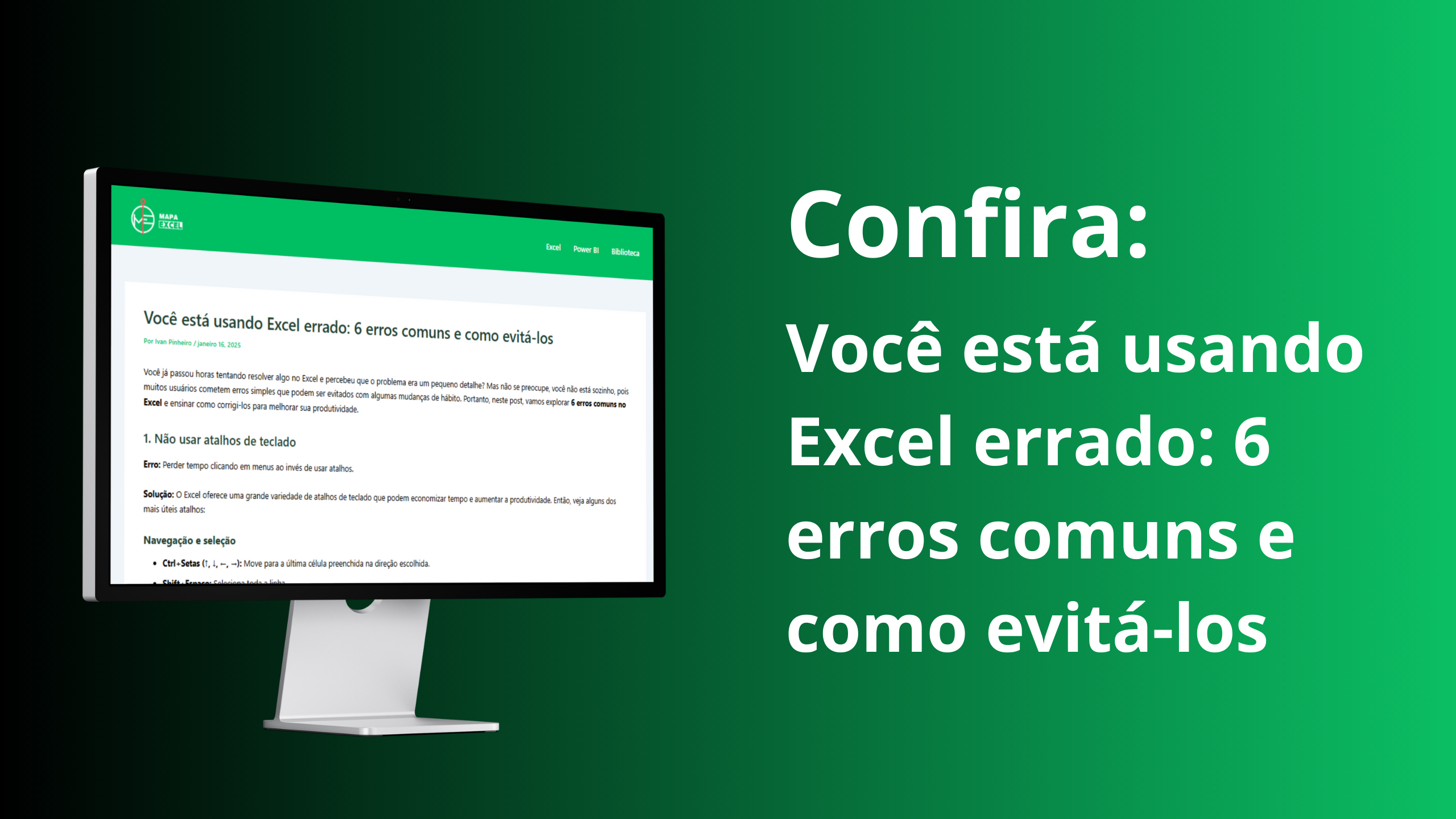 Você está usando Excel errado: 6 erros comuns e como evitá-los