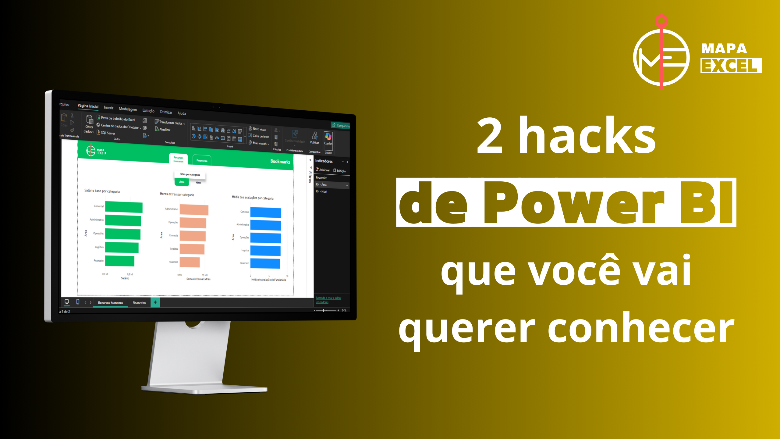 2 hacks de Power BI que você vai querer conhecer - Mapa Excel